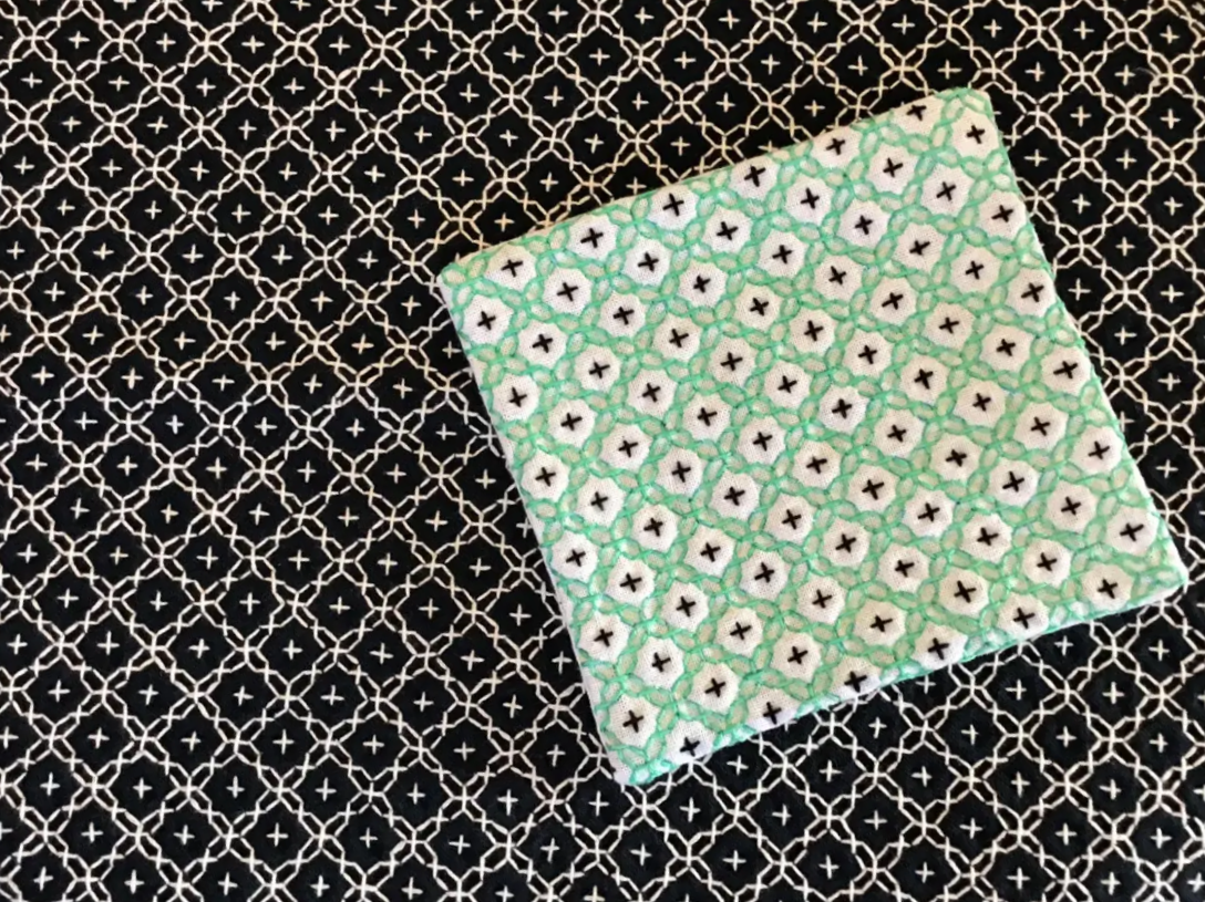 Jūjihanazashi Sashiko Pattern