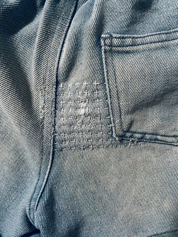 The best thread for mending your denim jeans